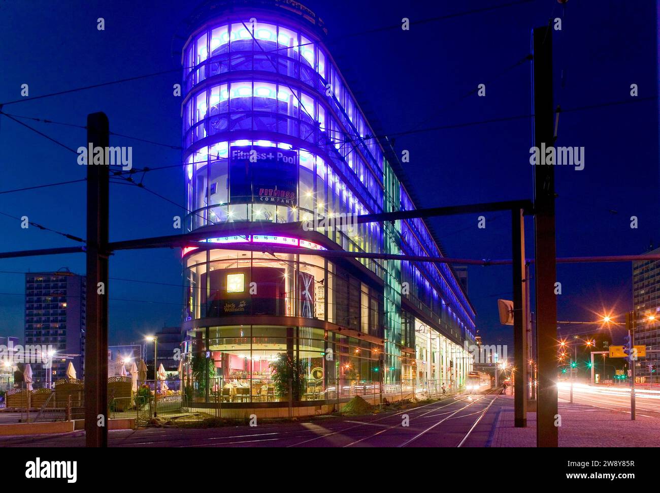 Prager Strasse, Prager Spitze Stock Photo - Alamy