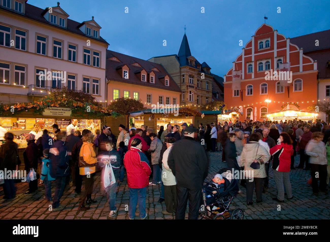 Pulsnitz gingerbread market Stock Photo - Alamy
