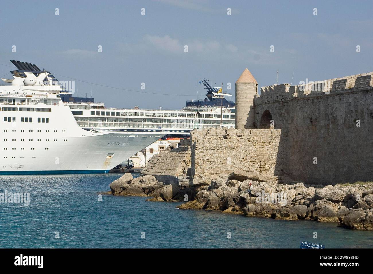 Rhodes Island, Rhodes is a town on the northern tip of the Greek island ...