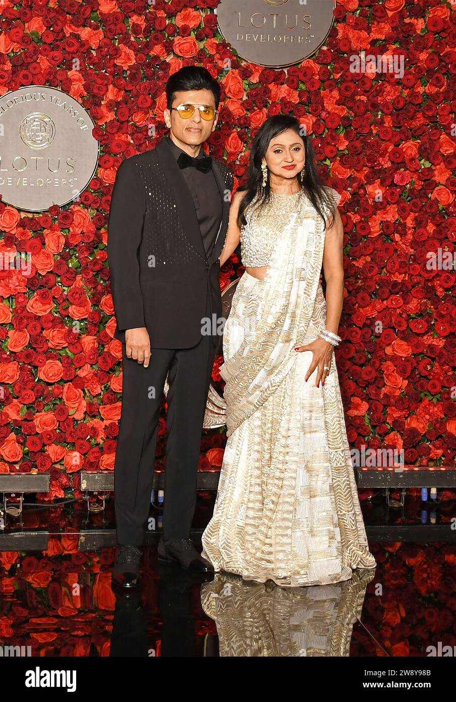 Mumbai, India. 21st Dec, 2023. Bollywood actress Kajol Devgan poses for a photo on the occasion ...