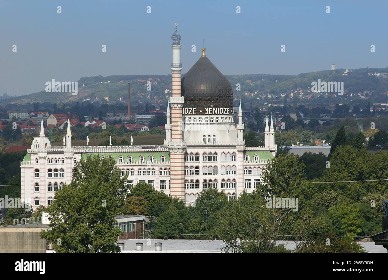 The former Yenidze cigarette factory building is one of Dresden's ...