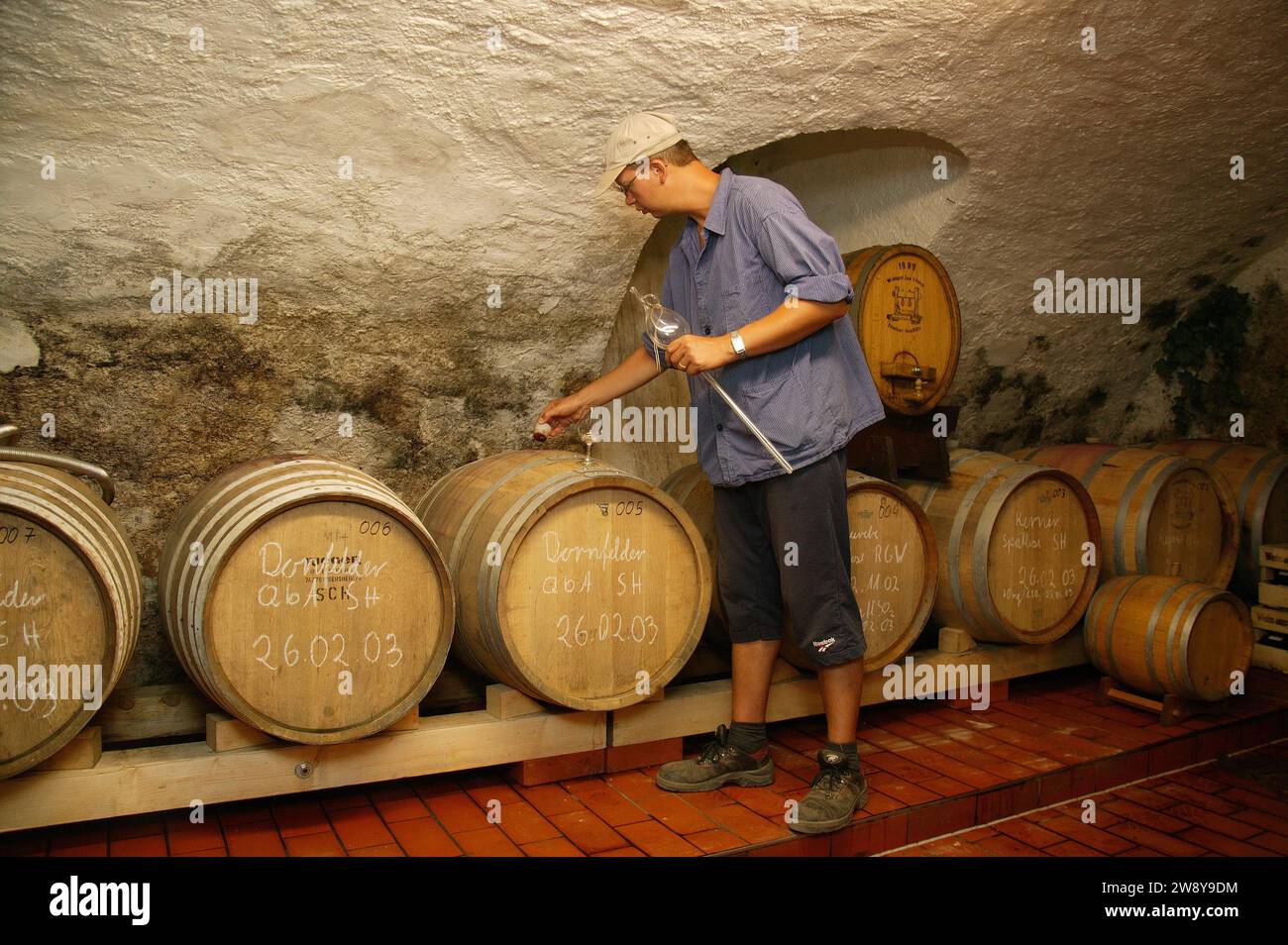 Winemaker Jan Ullrich has been growing grapes on around 10 hectares of ...