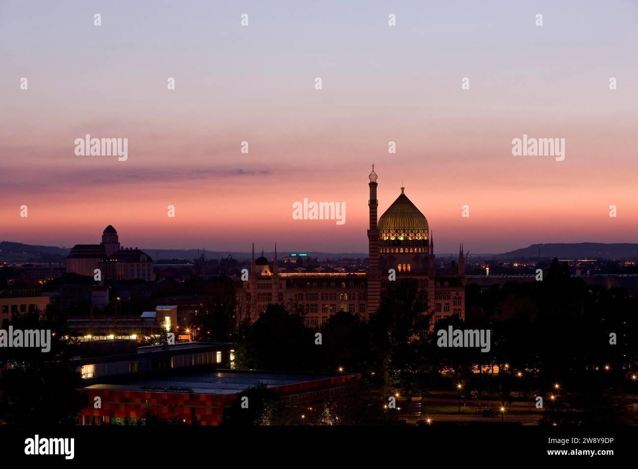 The former Yenidze cigarette factory building is one of Dresden's ...