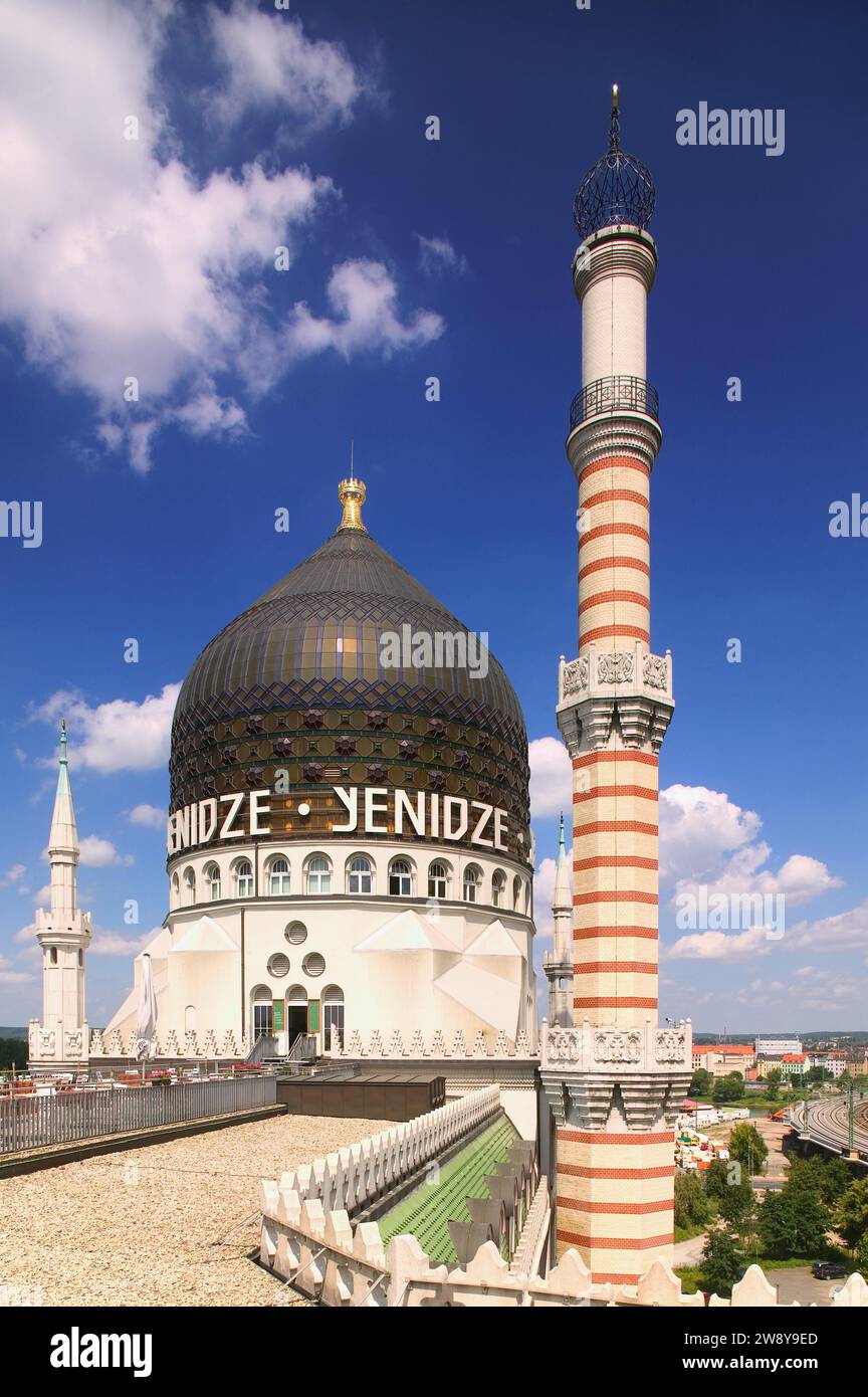 The former Yenidze cigarette factory building is one of Dresden's ...