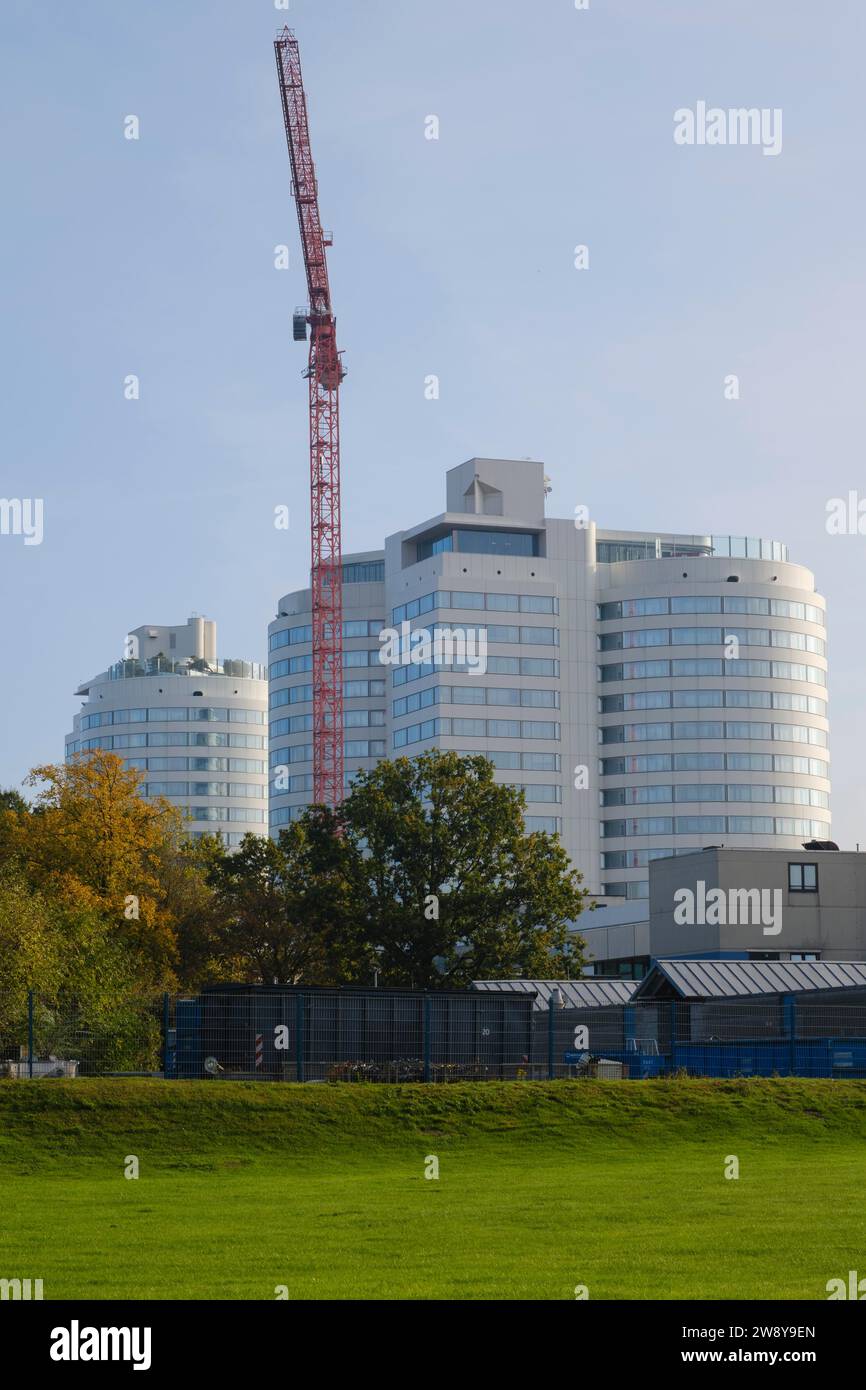 Towers of Muenster University Hospital, UKM, Muenster, Westphalia ...