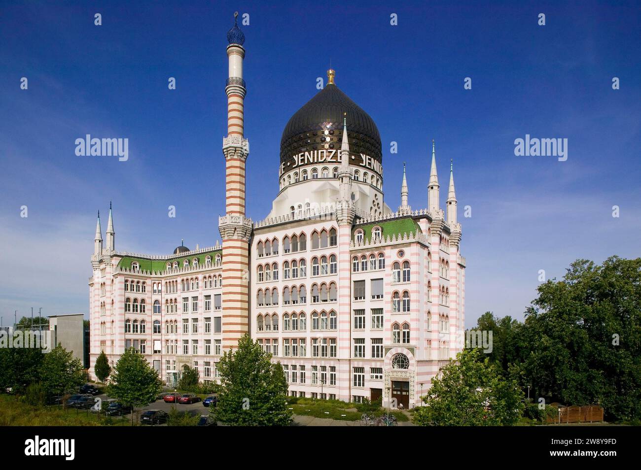 The former Yenidze cigarette factory building is one of Dresden's ...