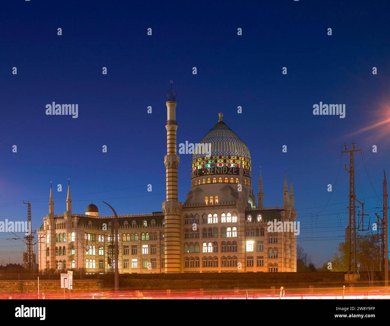 The former Yenidze cigarette factory building is one of Dresden's ...