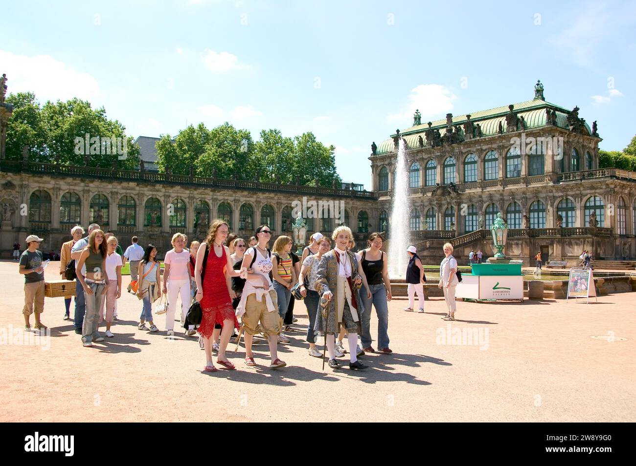 Dresden Zwinger guided tour Stock Photo - Alamy