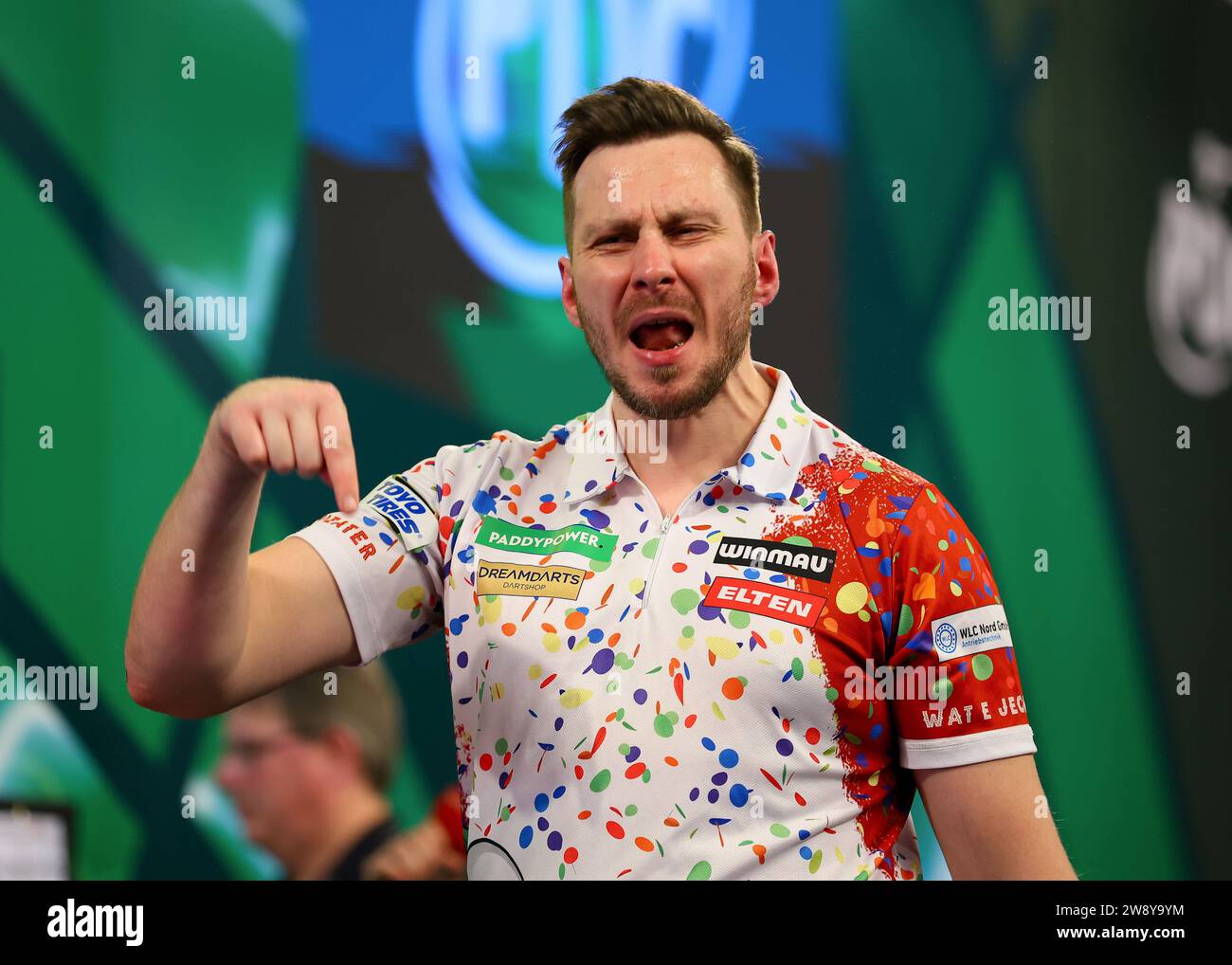 Alexandra Palace, London, UK. 22nd Dec, 2023. 2023/24 PDC Paddy Power ...