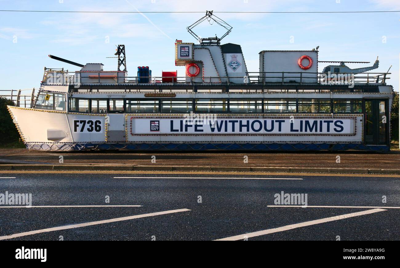 Hms blackpool tram hi-res stock photography and images - Alamy