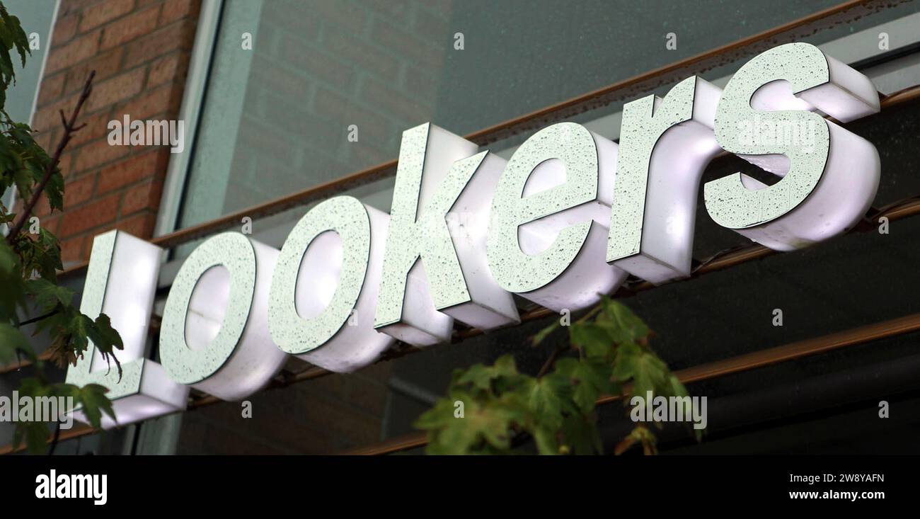 File photo dated 23/09/12 of car dealership Lookers sign. Car seller ...