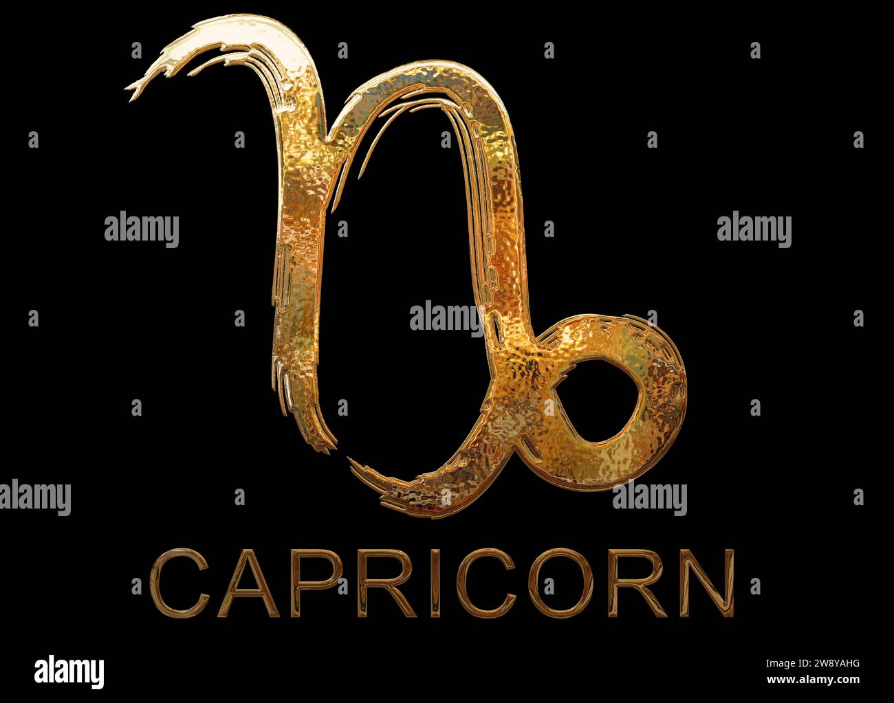 capricorn zodiac sign Stock Photo - Alamy