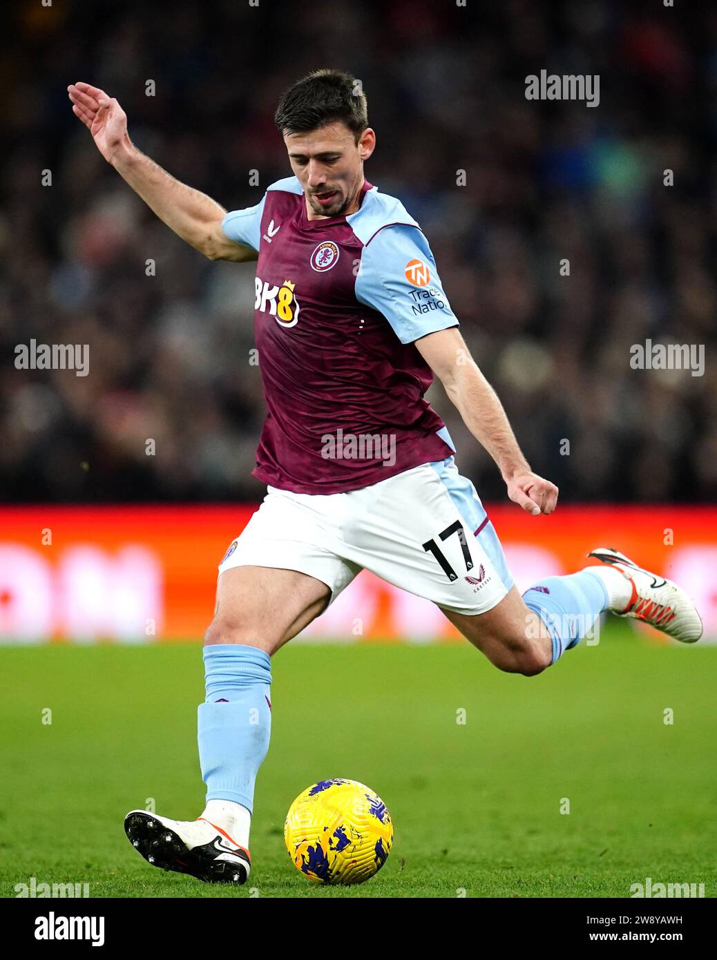 Aston Villa's Clement Lenglet during the Premier League match at Villa ...