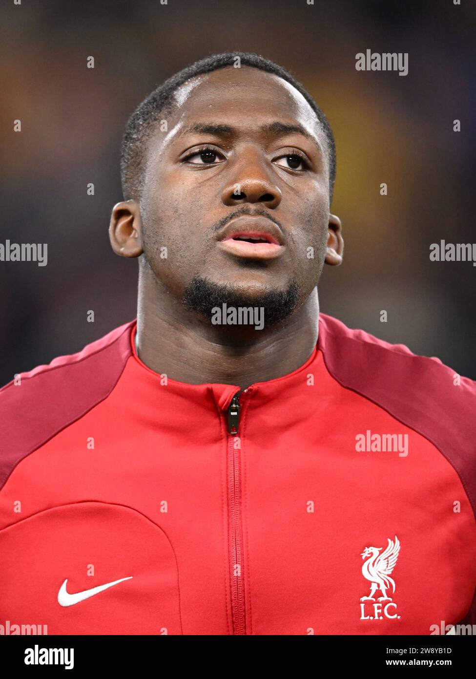 BRUSSELS - Ibrahima Konate of Liverpool FC during the UEFA Europa ...