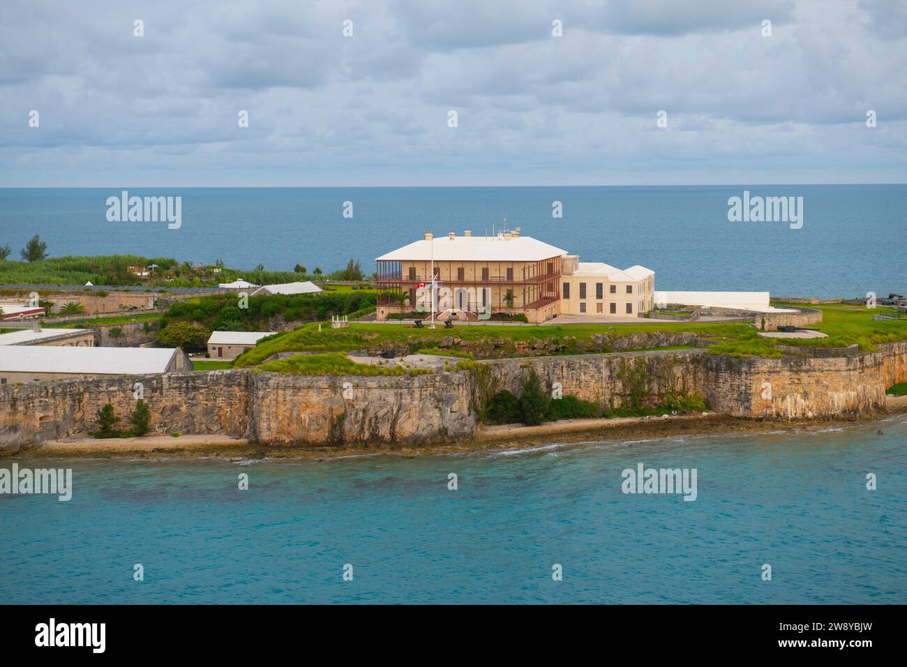 National Museum of Bermuda aerial view including Commissioner's House ...