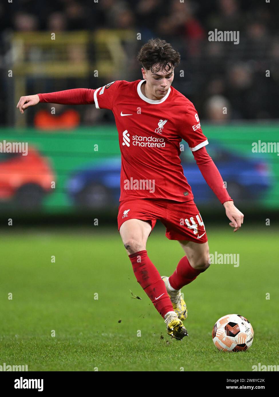 BRUSSELS - Luke Chambers of Liverpool FC during the UEFA Europa League ...
