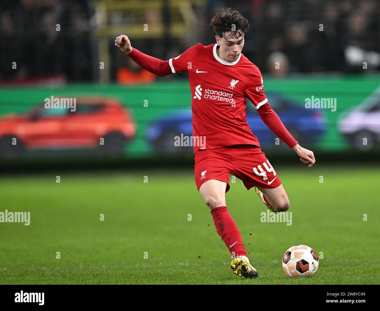 BRUSSELS - Luke Chambers of Liverpool FC during the UEFA Europa League ...
