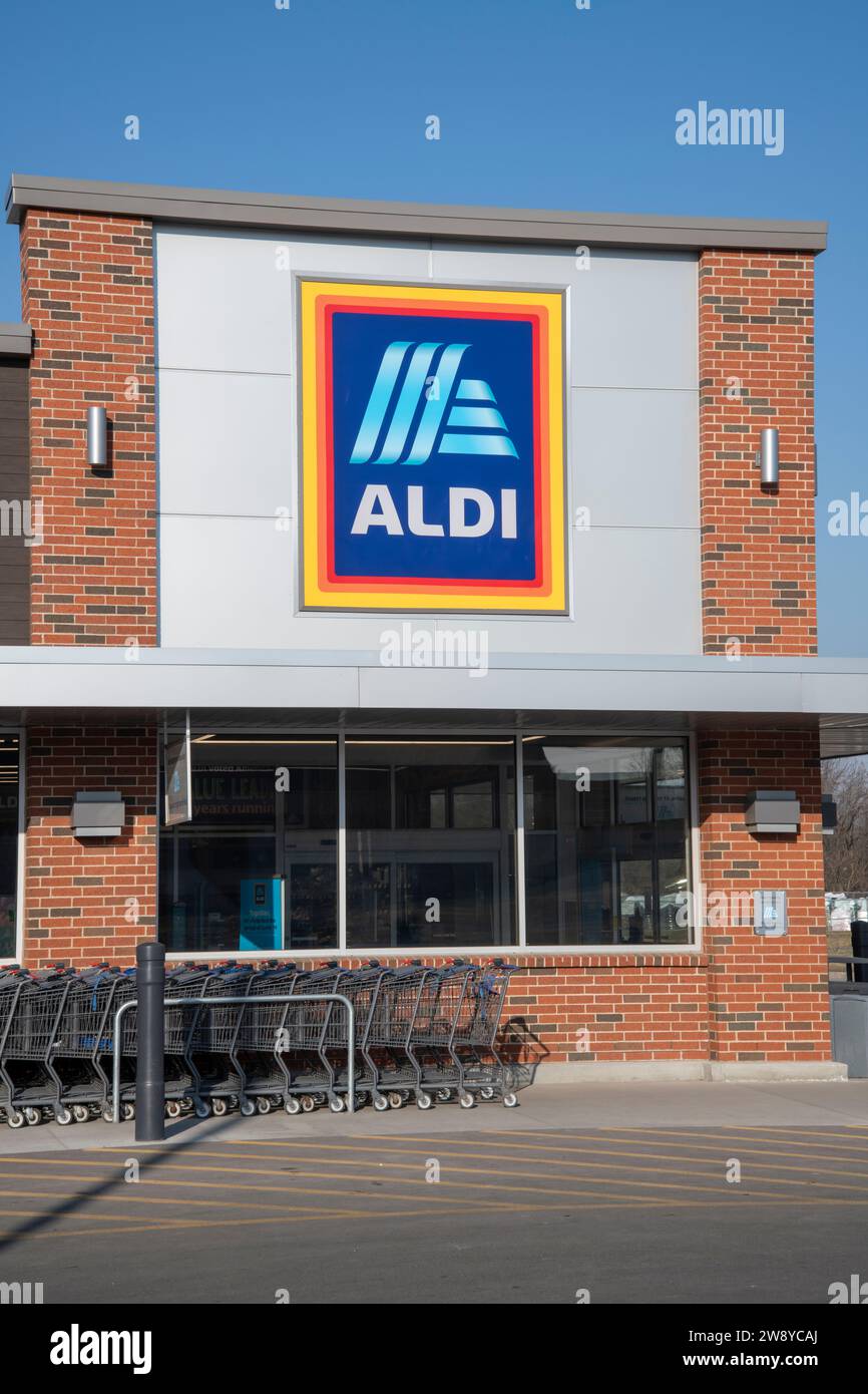 Lansing, Kansas. Aldi is the common company brand name of two German ...