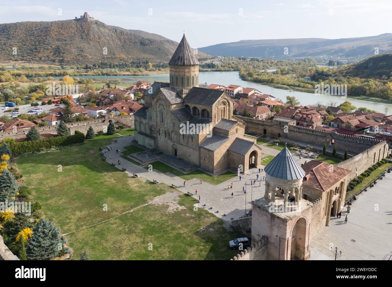 Mzcheta, Georgia. 25th Oct, 2023. The Svetitskhoveli Cathedral at the ...
