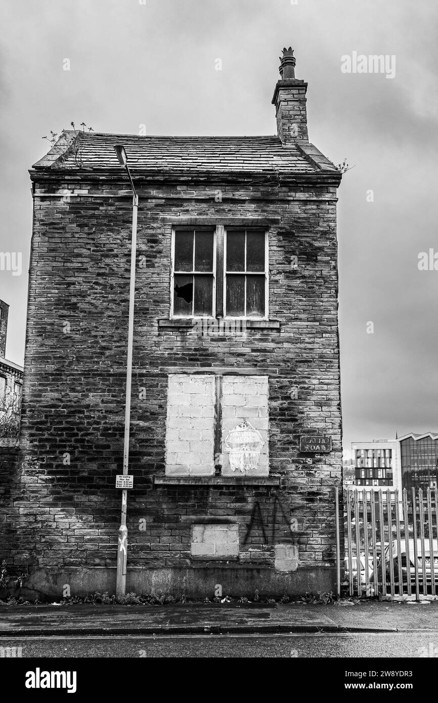 Run Down Building on Grattan Road, Bradford City Centre, West Yorkshire ...