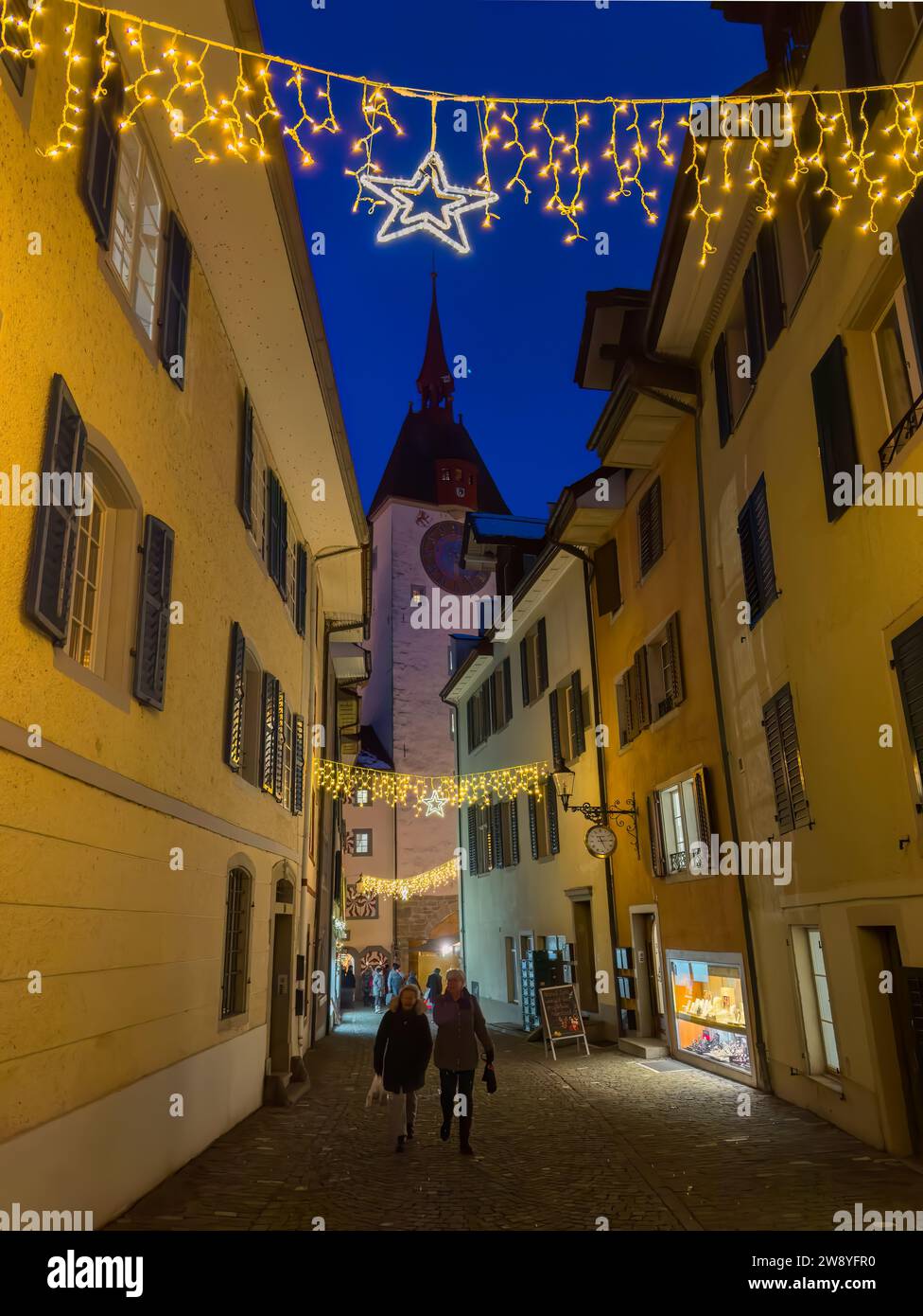 Bremgarten, Switzerland - December 7, 2023: Christmas market in ...