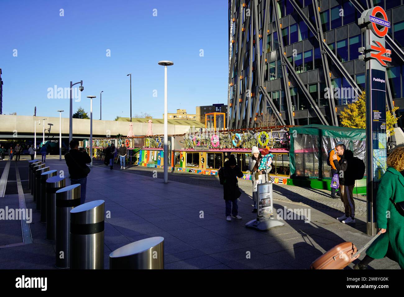London, UK - 25 November 2023: Brunel building modern architecture as ...