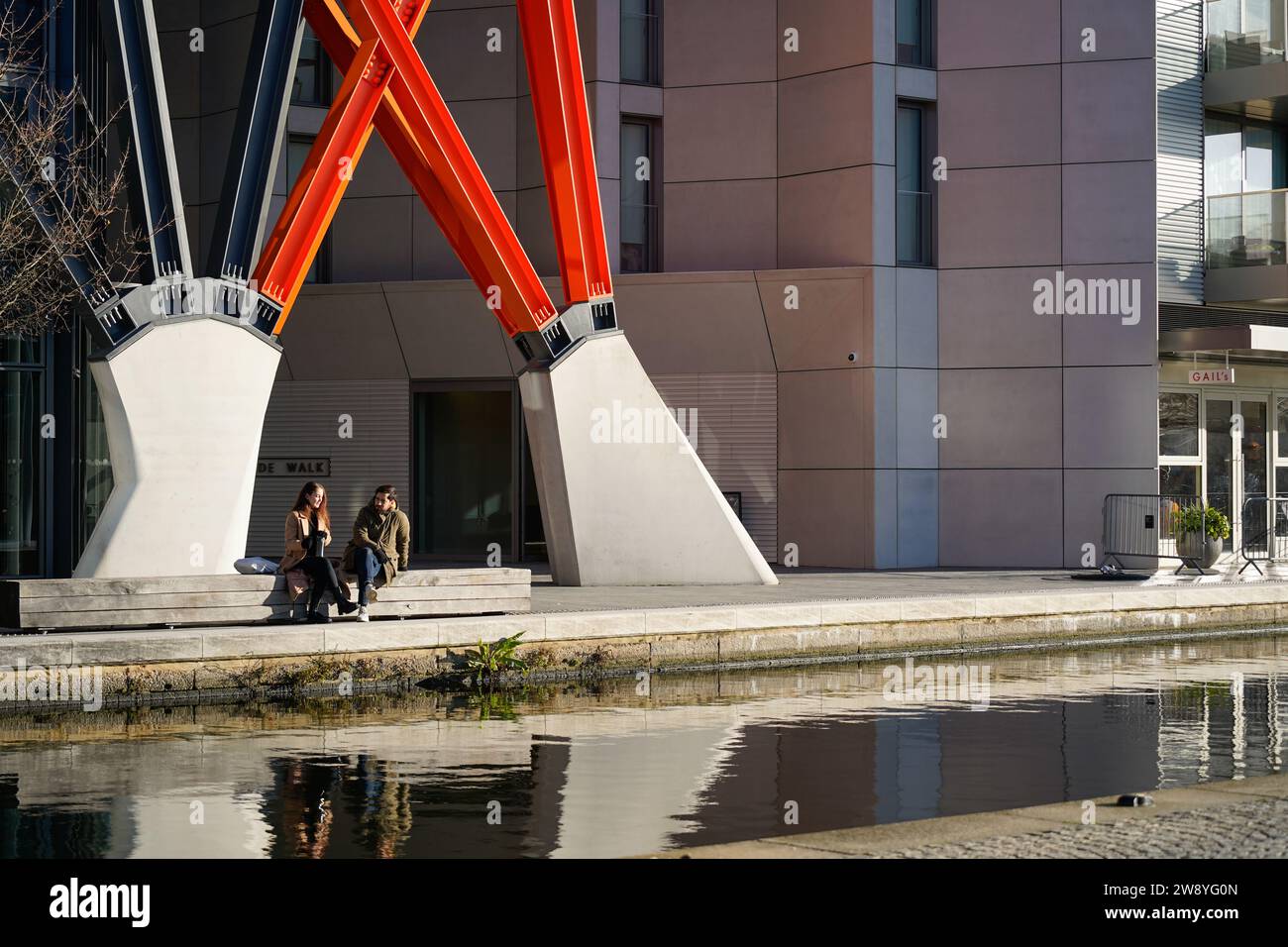 London, UK - 25 November 2023: Brunel building modern architecture as ...