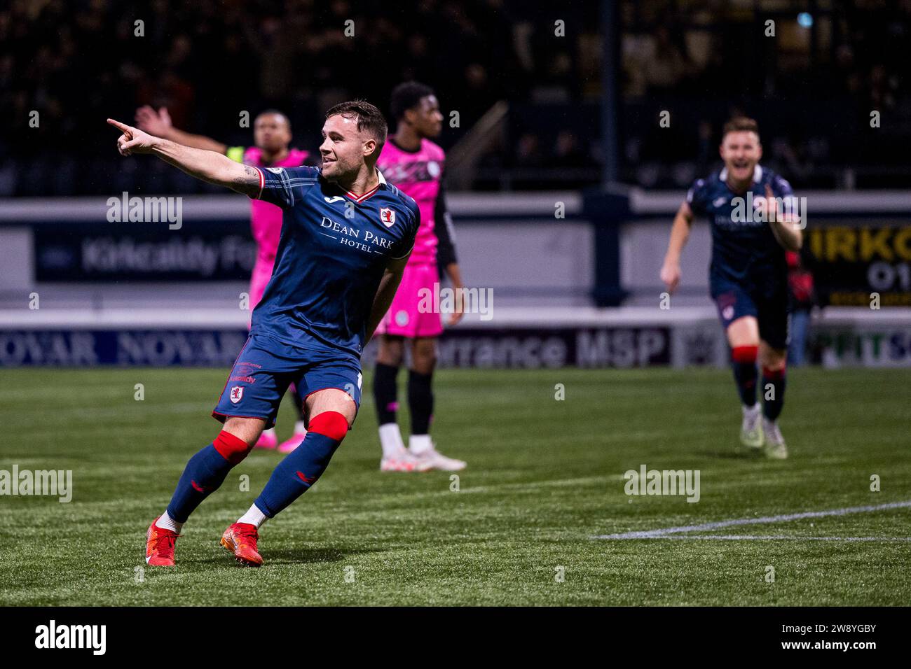 Kirkcaldy, Scotland. 22 December 2023. Lewis Vaughan (10 - Raith Rovers ...