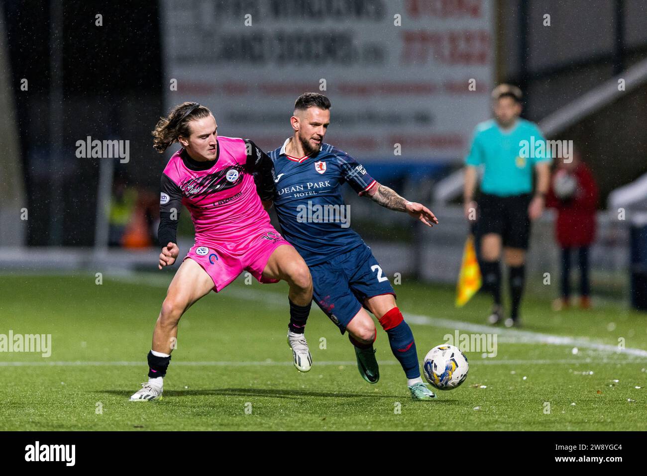 Kirkcaldy, Scotland. 22 December 2023. Dylan Easton (23 - Raith Rovers ...