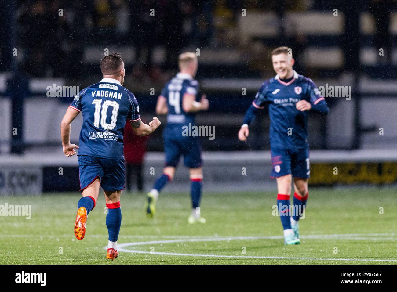 Kirkcaldy, Scotland. 22 December 2023. Lewis Vaughan (10 - Raith Rovers ...