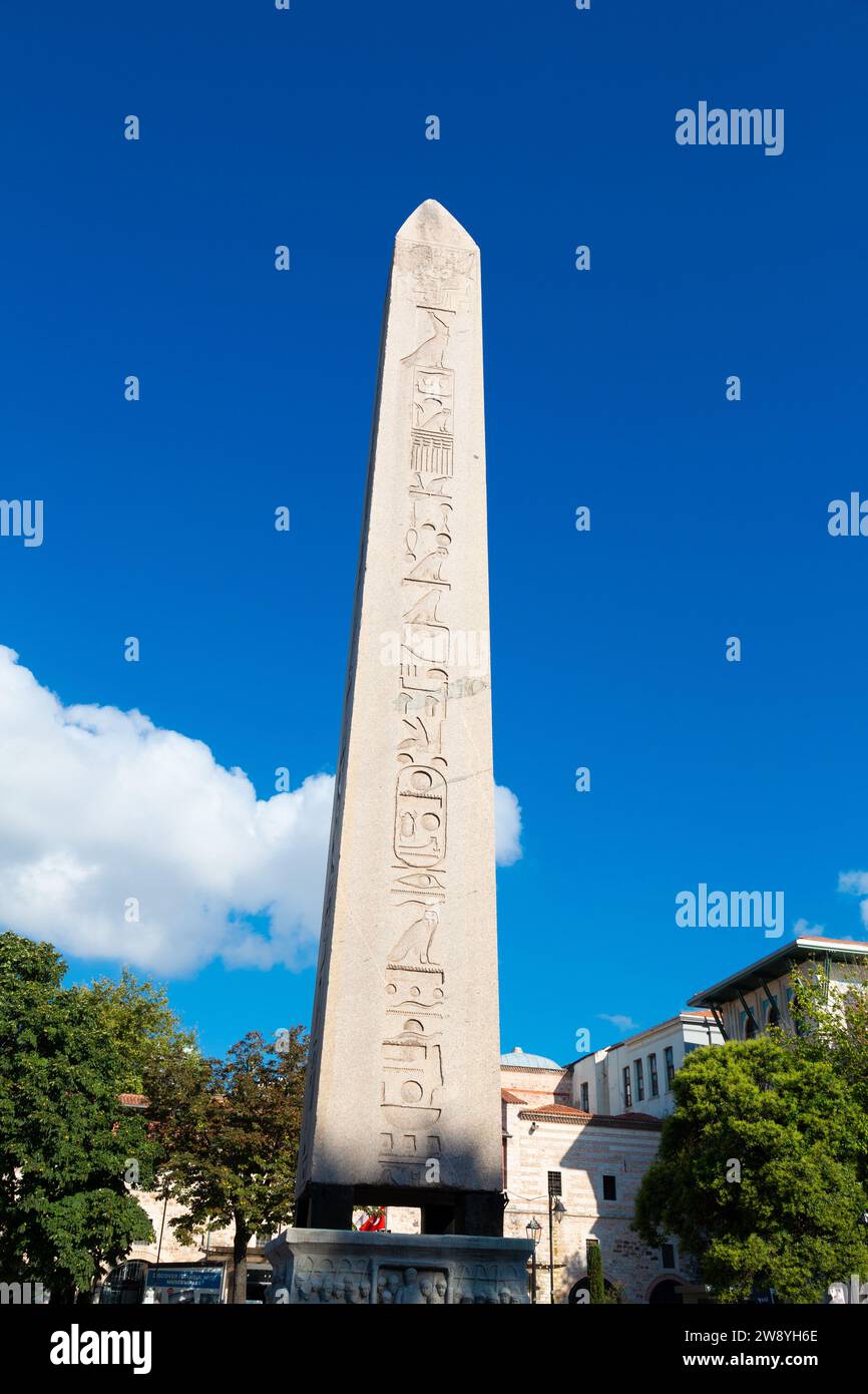 Egyptian Obelisk in the city of Istanbul Stock Photo - Alamy