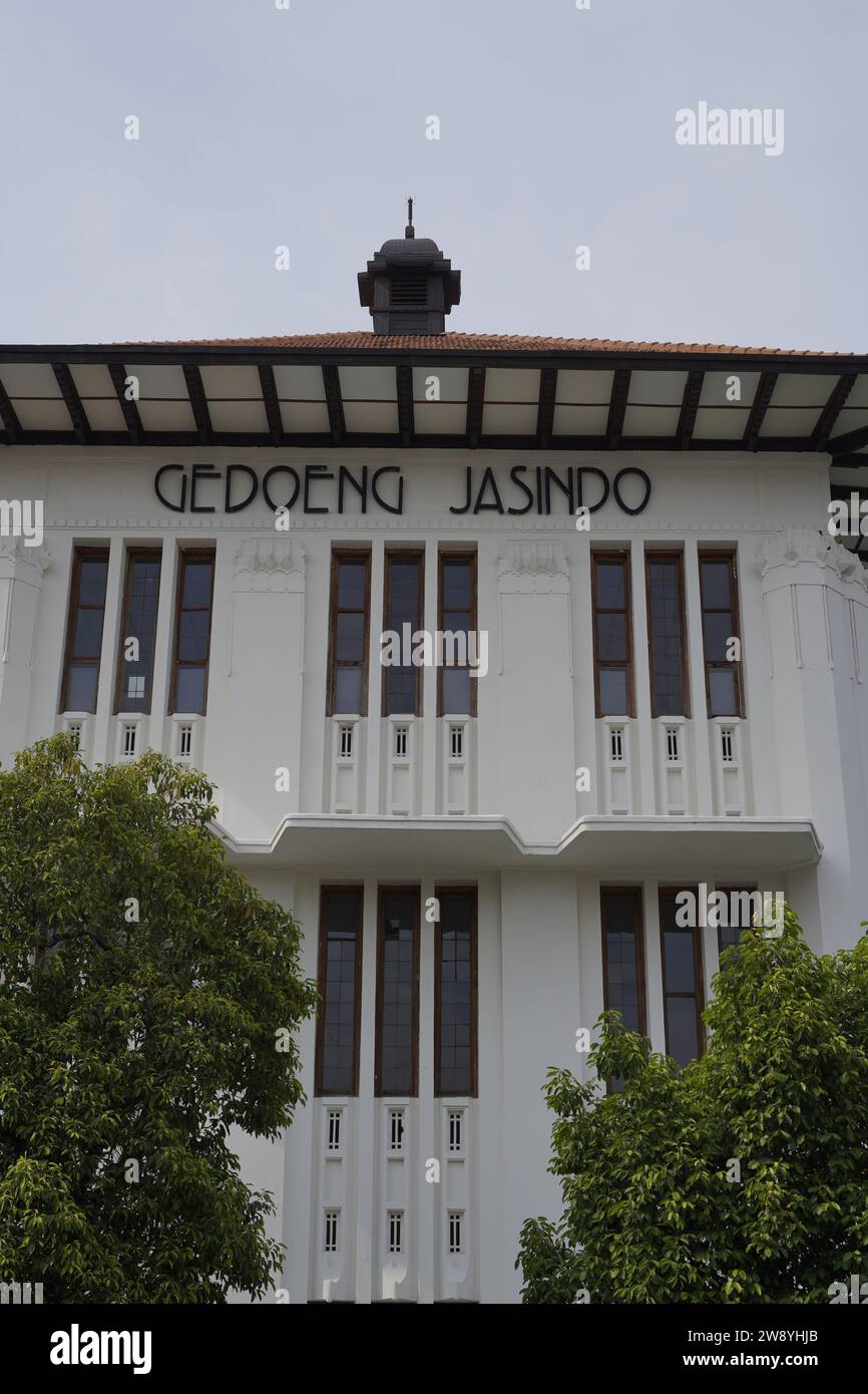 old city of jakarta, december 19, 2023 - close view of the jasindo ...