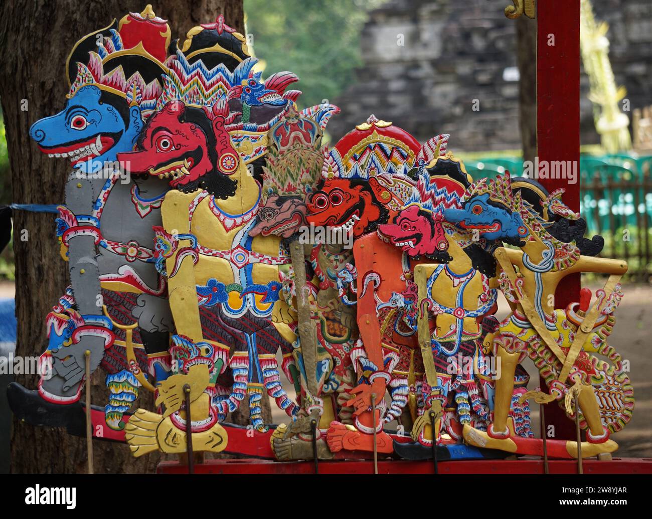 Shadow puppet show (wayang krucil). Wayang krucil is a wayang ...