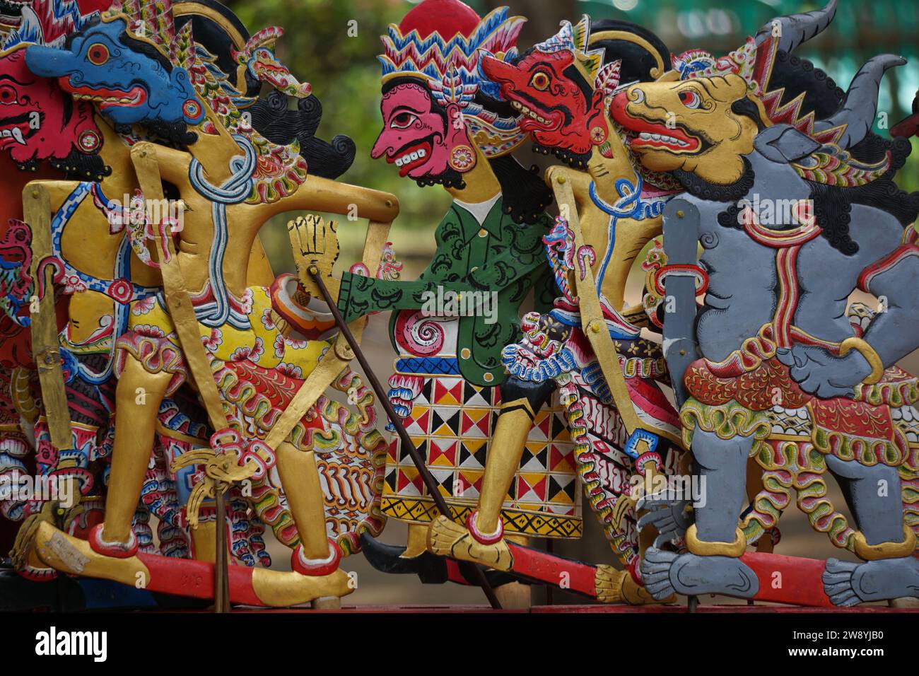 Shadow puppet show (wayang krucil). Wayang krucil is a wayang ...