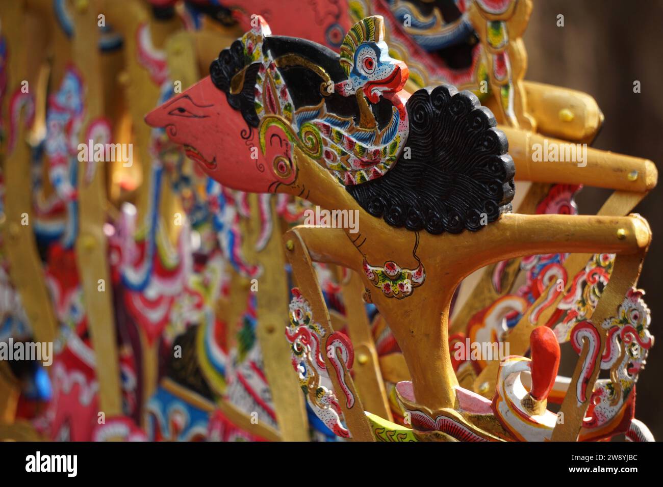 Shadow puppet show (wayang krucil). Wayang krucil is a wayang ...