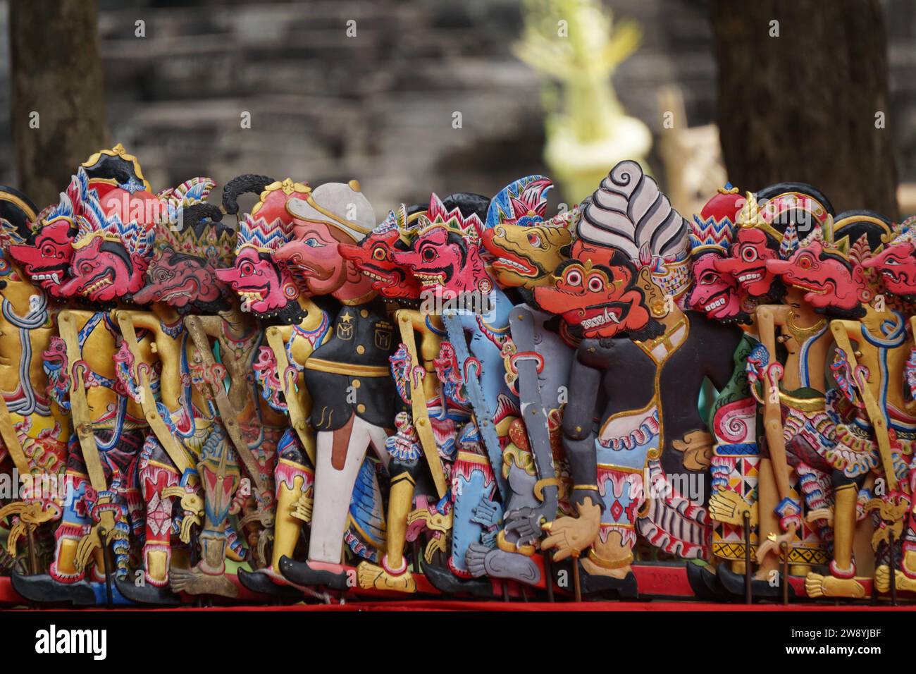 Shadow puppet show (wayang krucil). Wayang krucil is a wayang ...