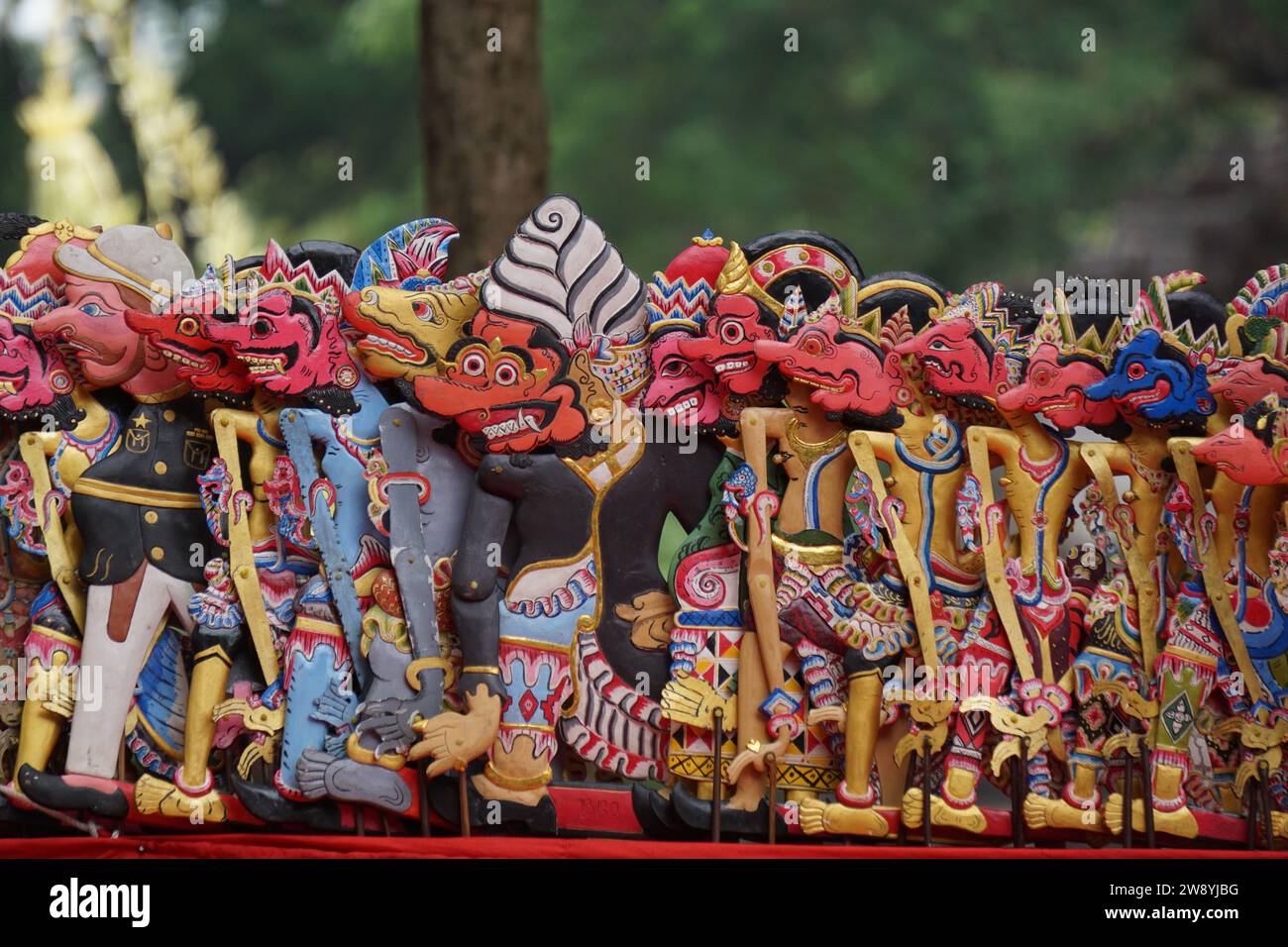 Shadow puppet show (wayang krucil). Wayang krucil is a wayang ...