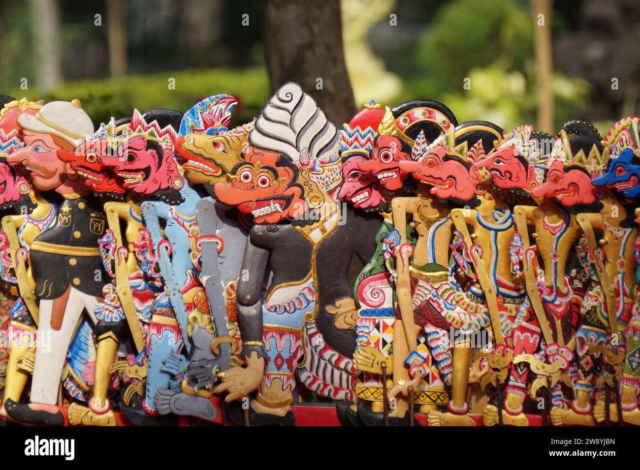 Shadow puppet show (wayang krucil). Wayang krucil is a wayang ...