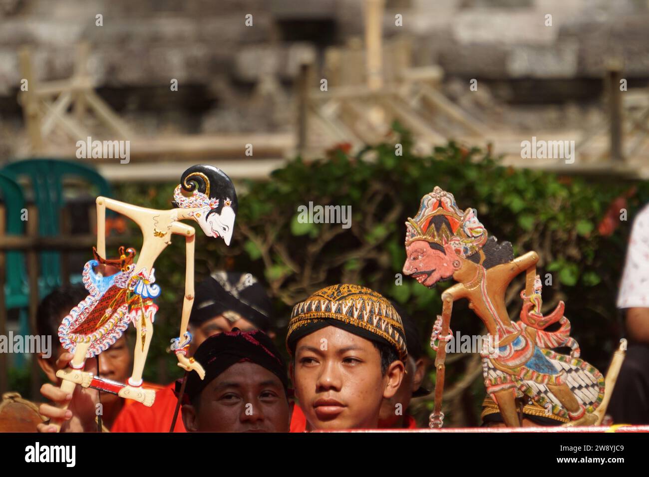 Shadow puppet show (wayang krucil). Wayang krucil is a wayang ...