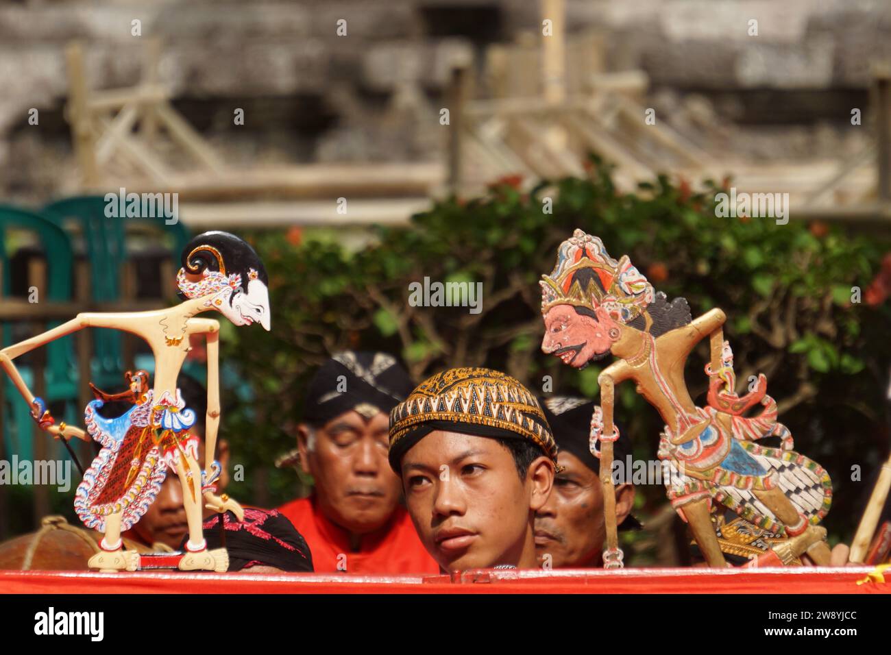 Shadow puppet show (wayang krucil). Wayang krucil is a wayang ...