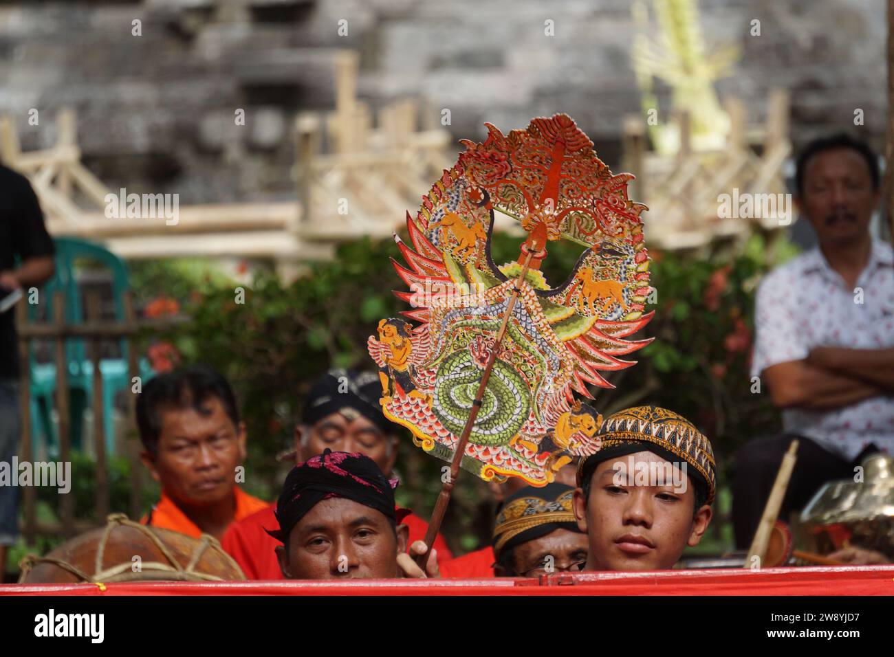 Shadow puppet show (wayang krucil). Wayang krucil is a wayang ...
