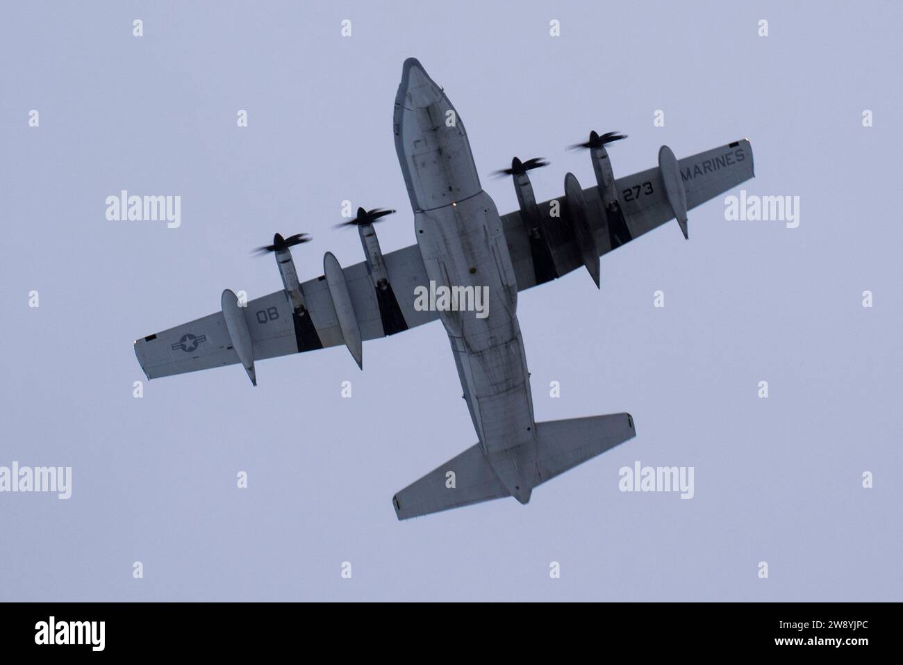 A Marine Corps KC-130J Super Hercules assigned to Marine Aerial ...