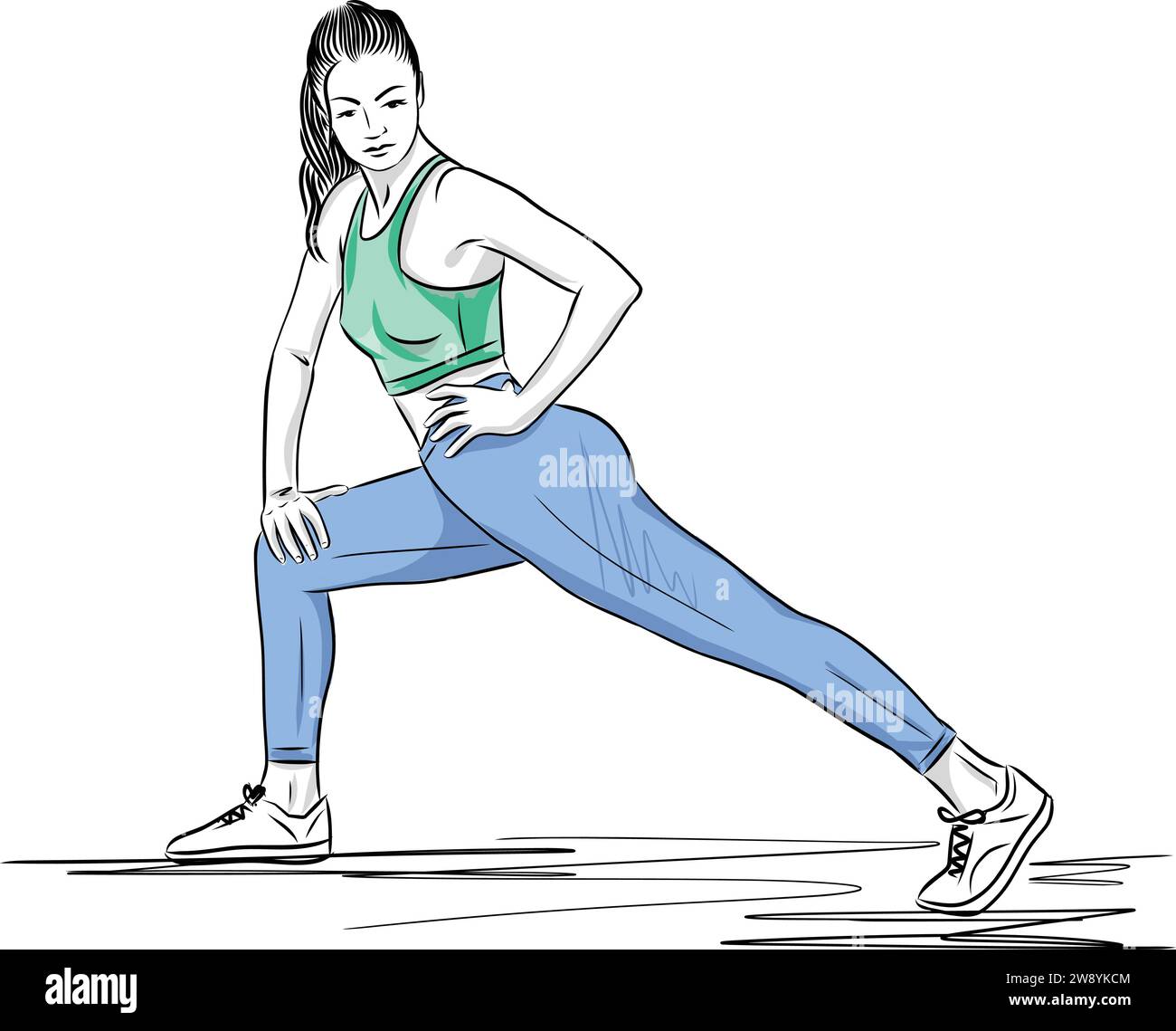 Balance gym Stock Vector Images - Alamy