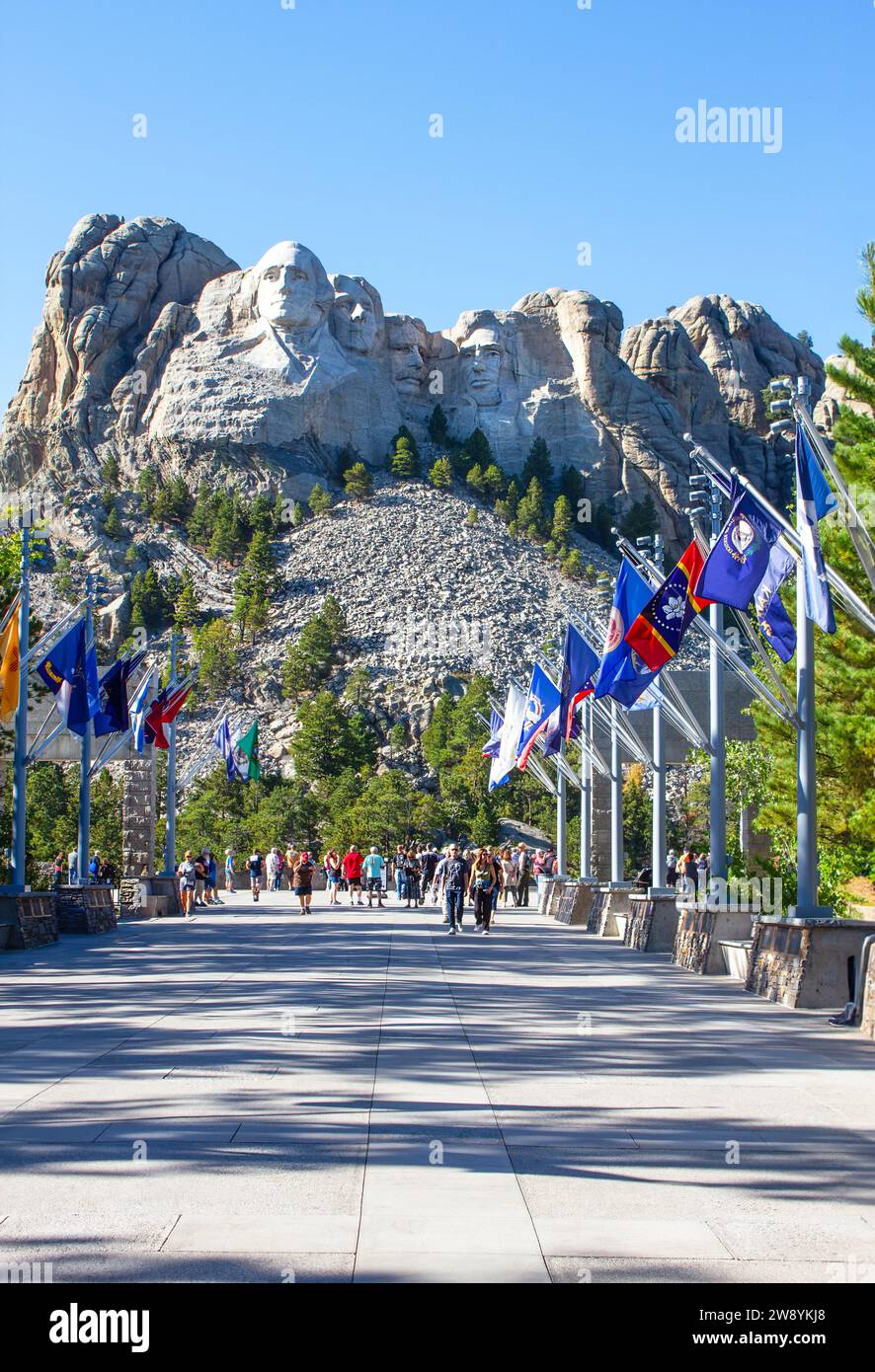 Mount Rushmore National Memorial , South Dakota, USA - September 30 ...