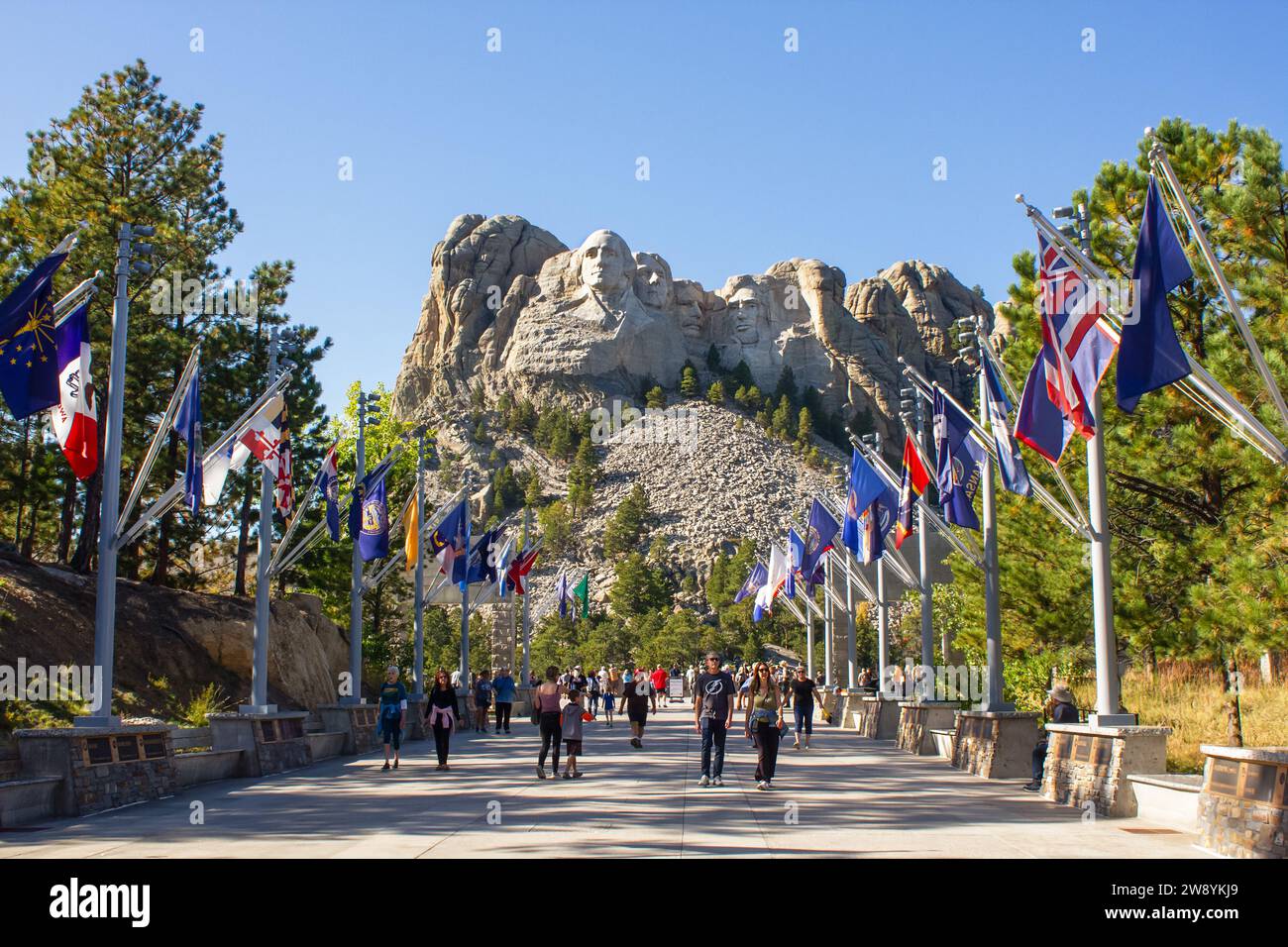 Mount Rushmore National Memorial , South Dakota, USA - September 30 ...