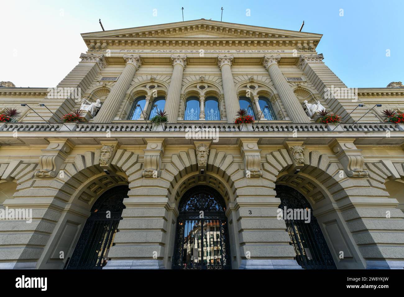 The Bundeshaus, the federal building, in Bern, the capital of ...