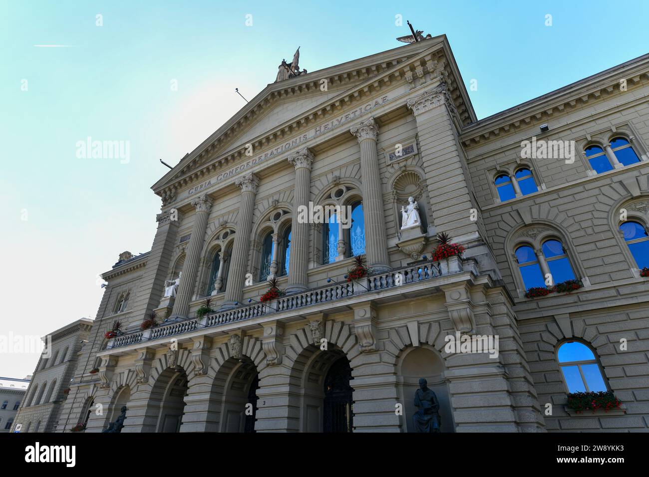 The Bundeshaus, the federal building, in Bern, the capital of ...