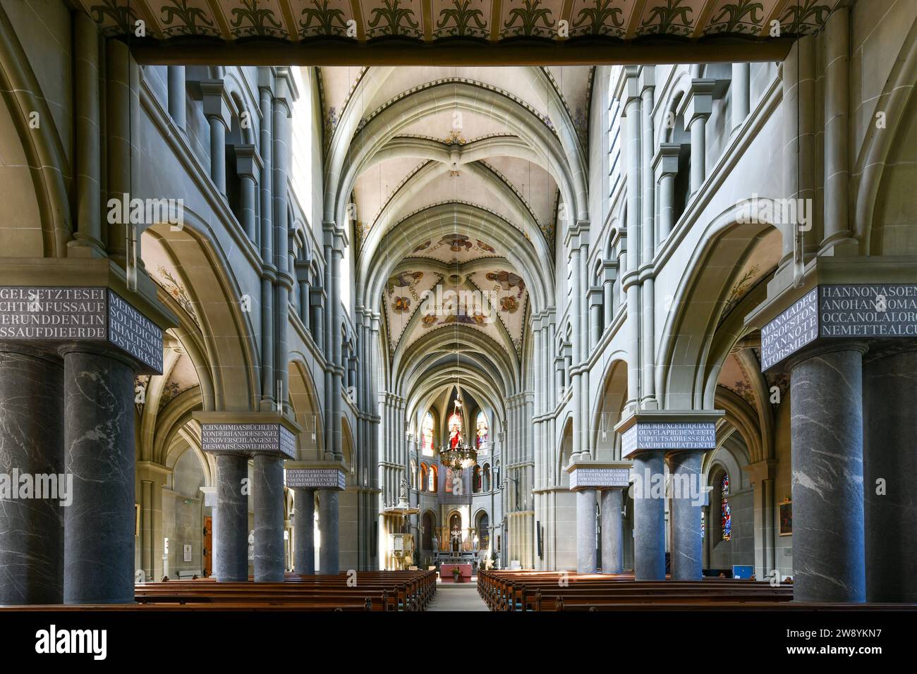 Bern, Switzerland - Aug 10, 2022: The Church of St. Peter and Paul is a ...