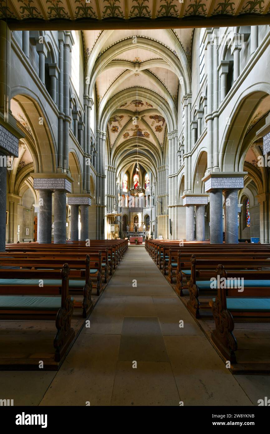 Bern, Switzerland - Aug 10, 2022: The Church of St. Peter and Paul is a ...