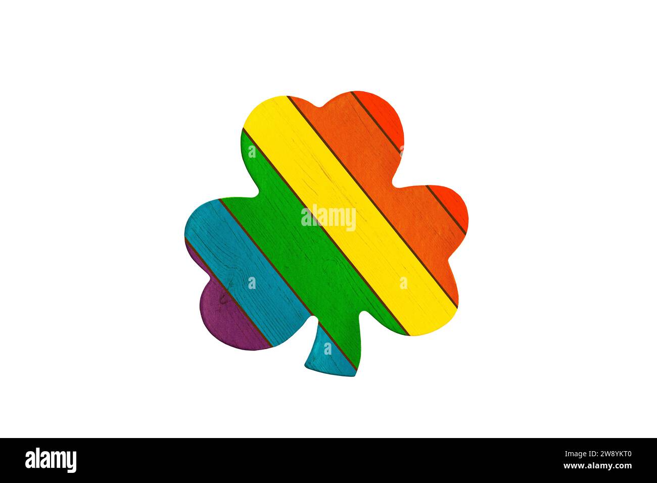 Shamrock And Rainbow Background